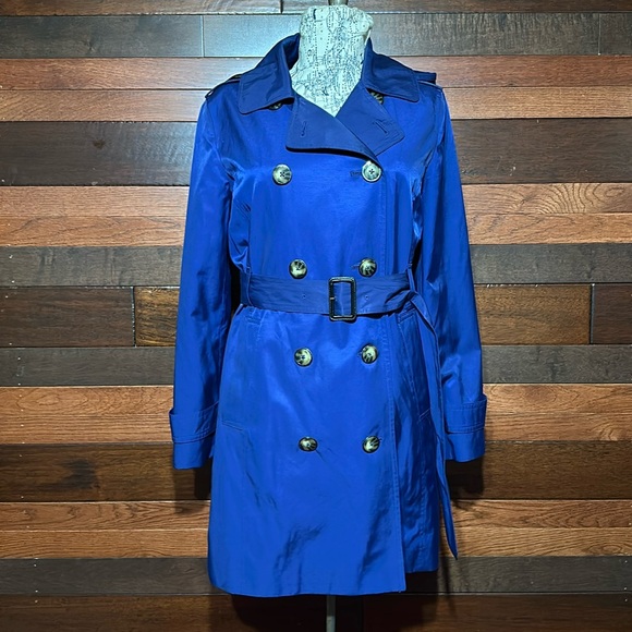 London Fog | Jackets & Coats | Nwot London Fog Cloverleaf Lapel Navy ...